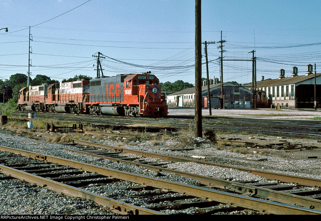ICG 9560, 9539, and 9608 at Mays Yard